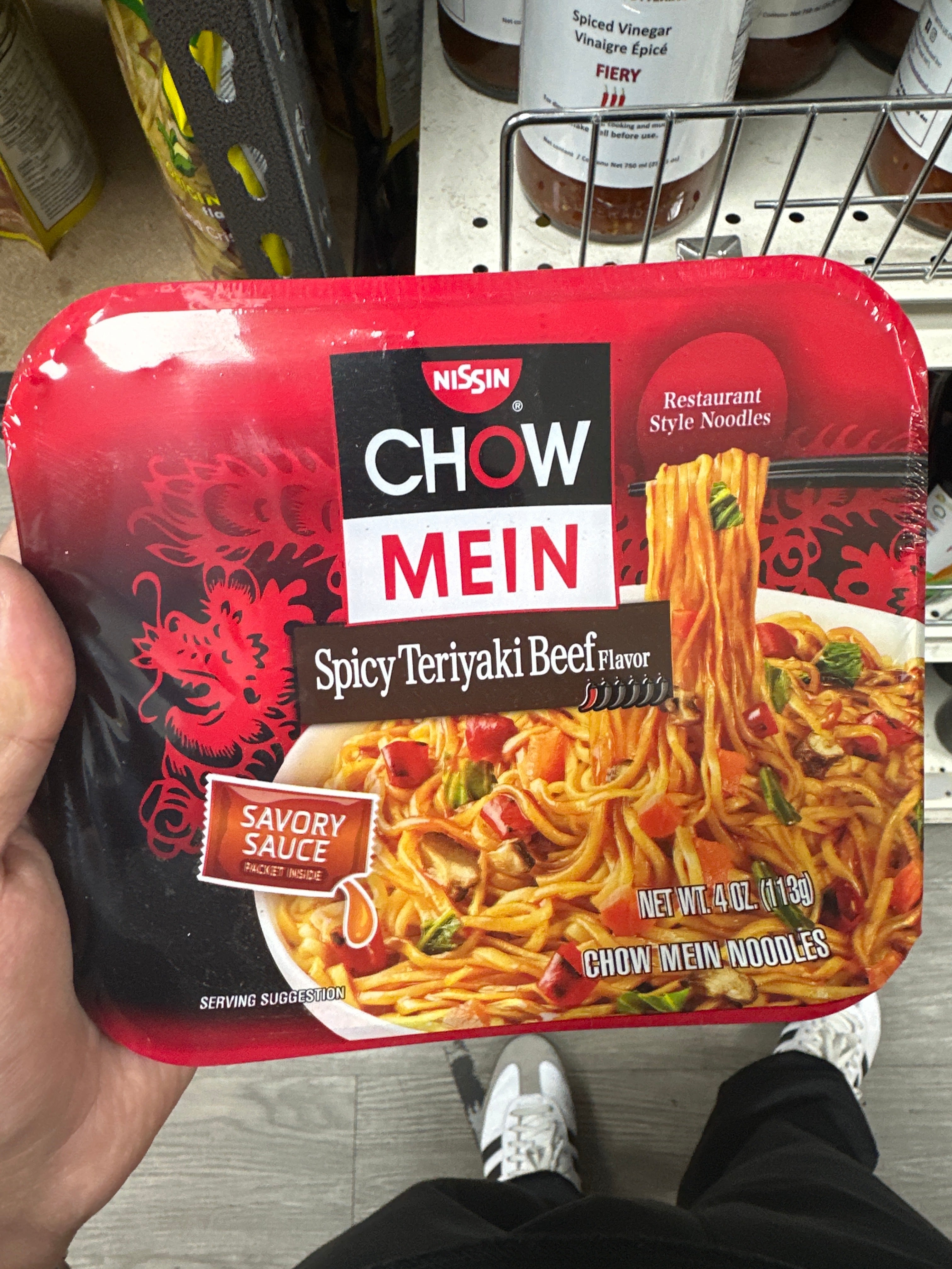 Nissin Chow Mein Spicy Teriyaki Beef – Pinoy Ako