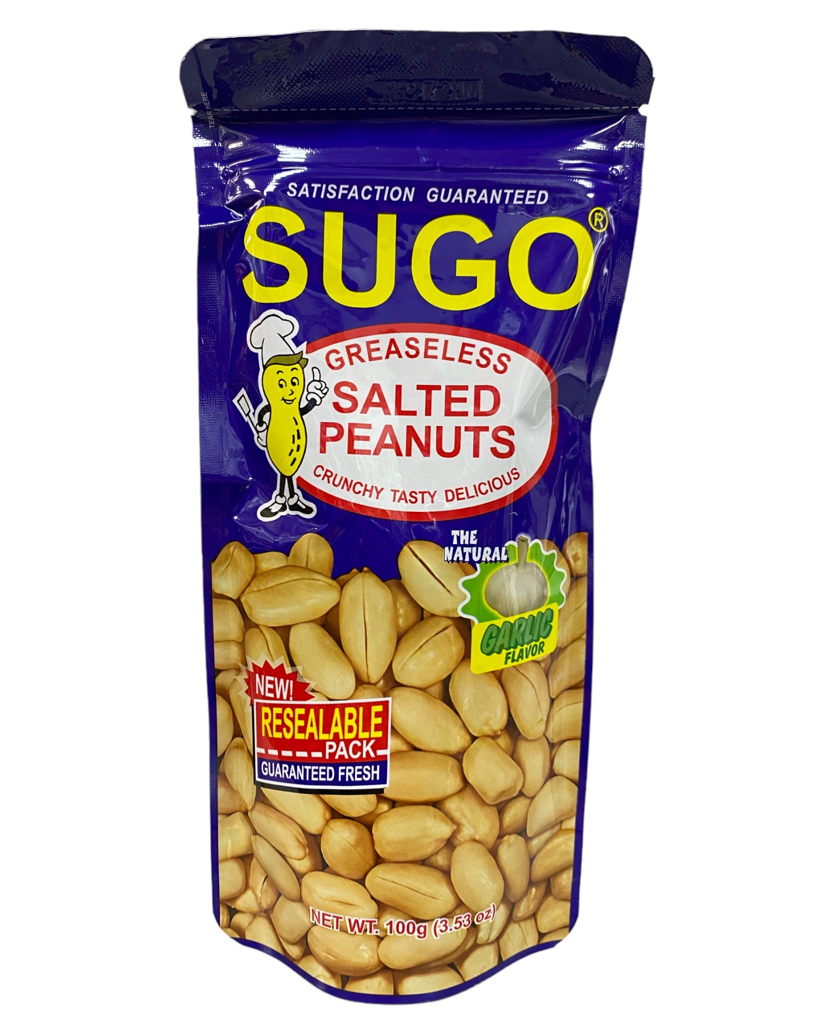 Sugo Salted Peanut The Natural Garlic Flavor 100g – Pinoy Ako