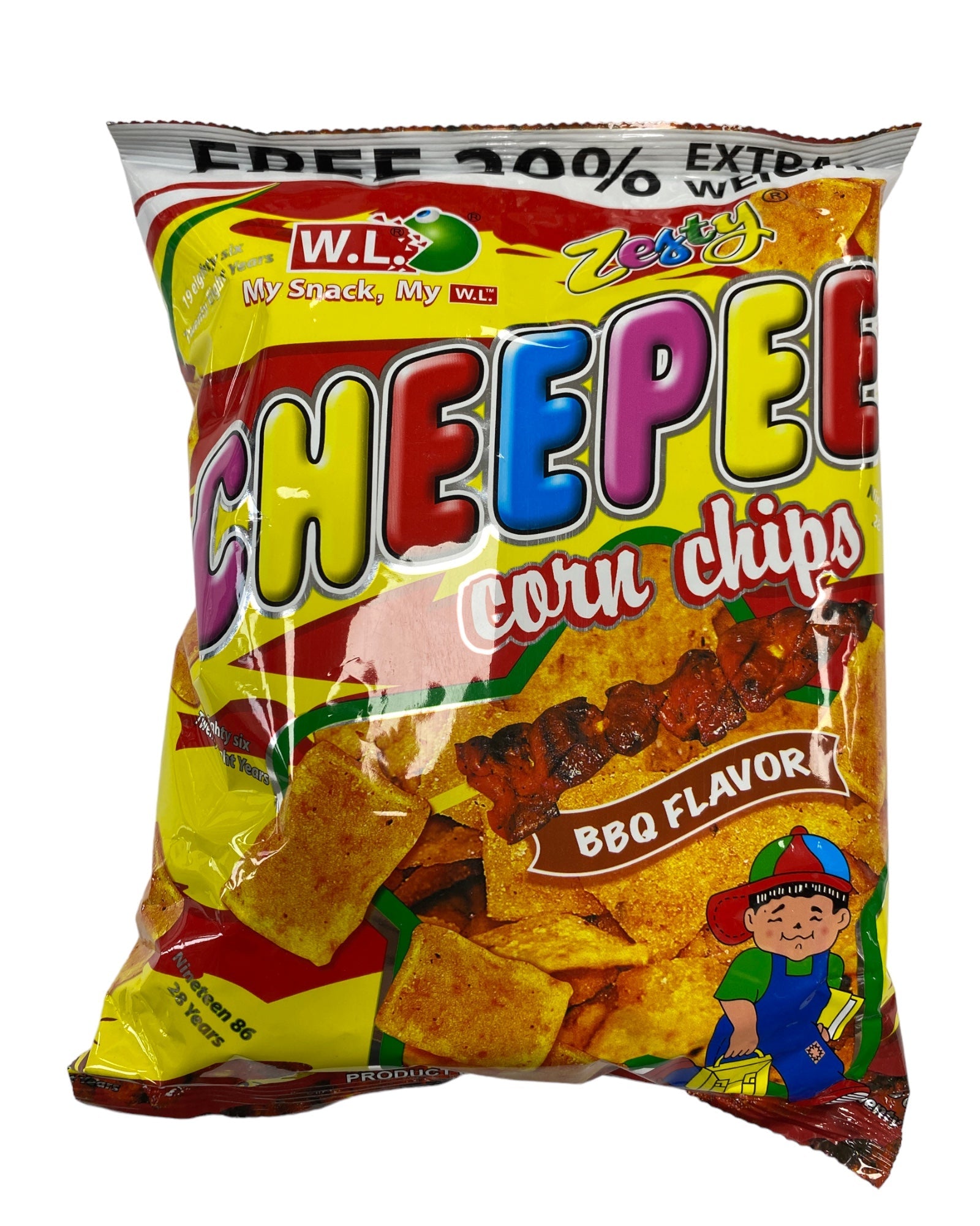 W.L. Cheepee Corn Chips BBQ Flavor 4.23 oz – Pinoy Ako