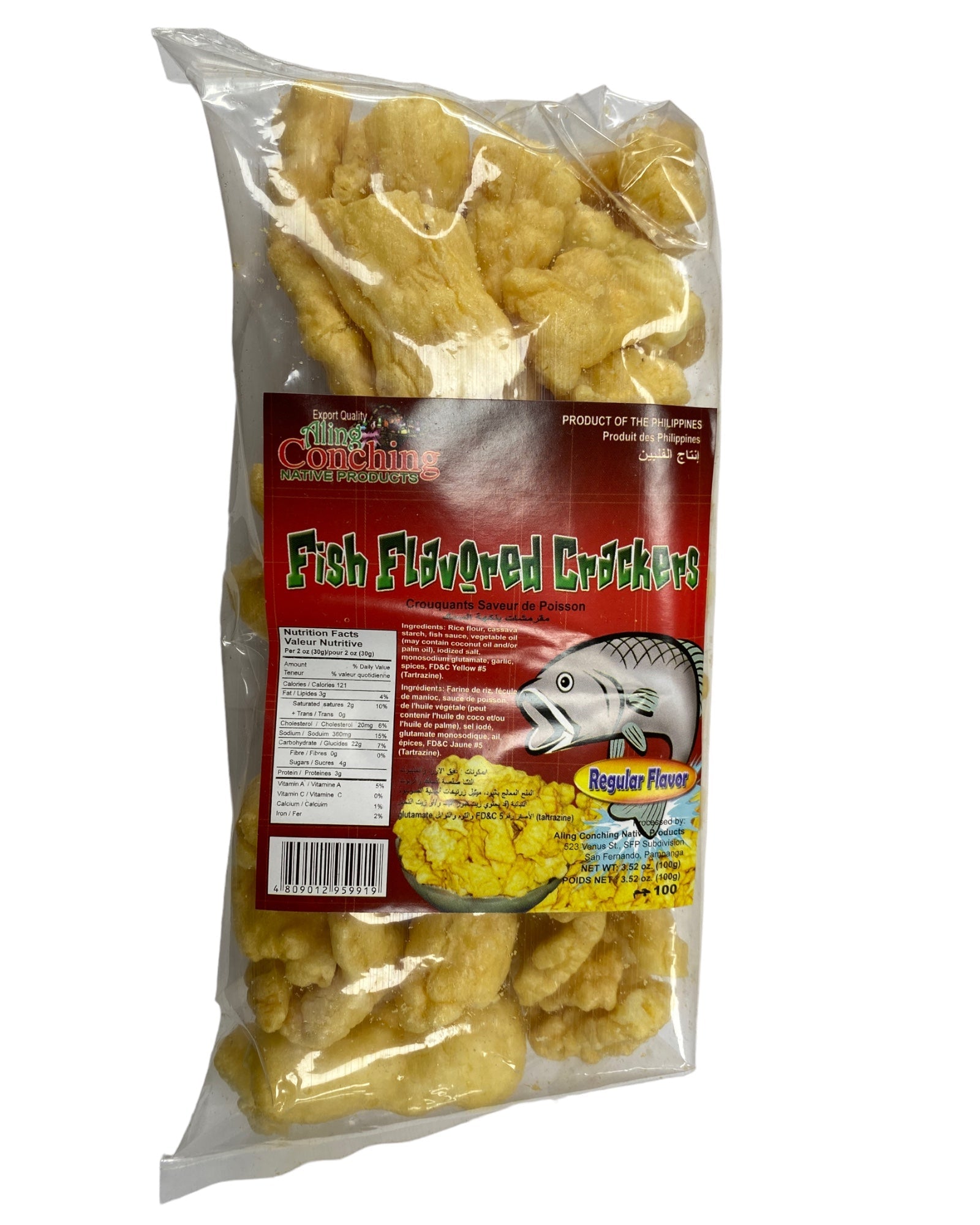 Aling Conching Fish Crackers Regular Flavor 3.52 oz – Pinoy Ako