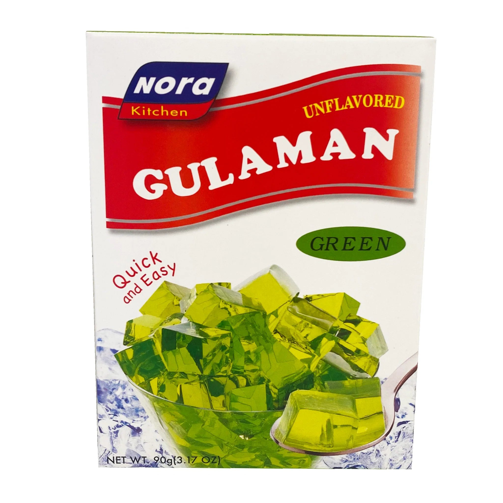 Nora Kitchen Unflavored Gulaman - Green 3.17oz | Pinoy Ako Store