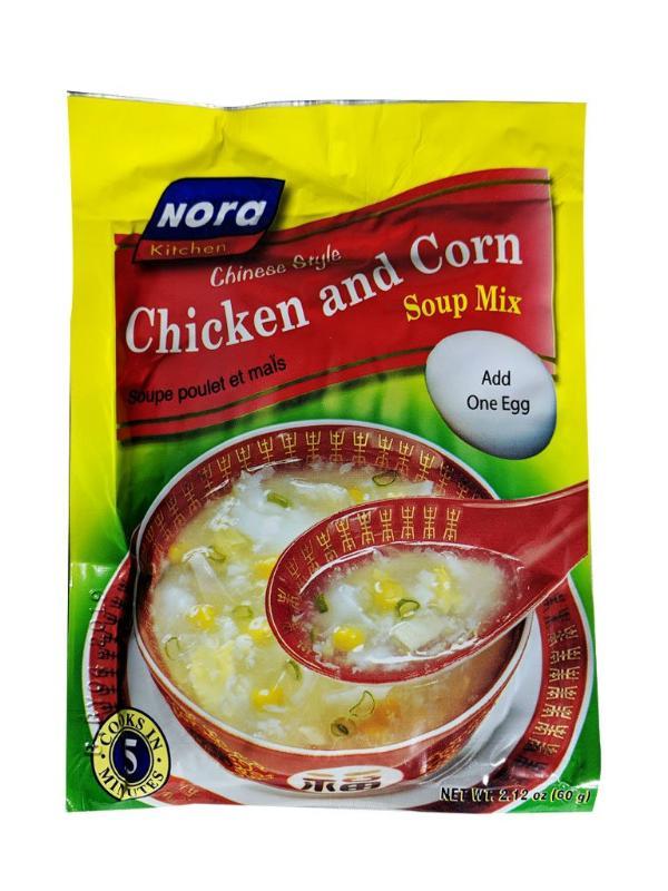 Nora Kitchen Chicken & Corn Soup Mix 2.12oz | Pinoy Ako Store