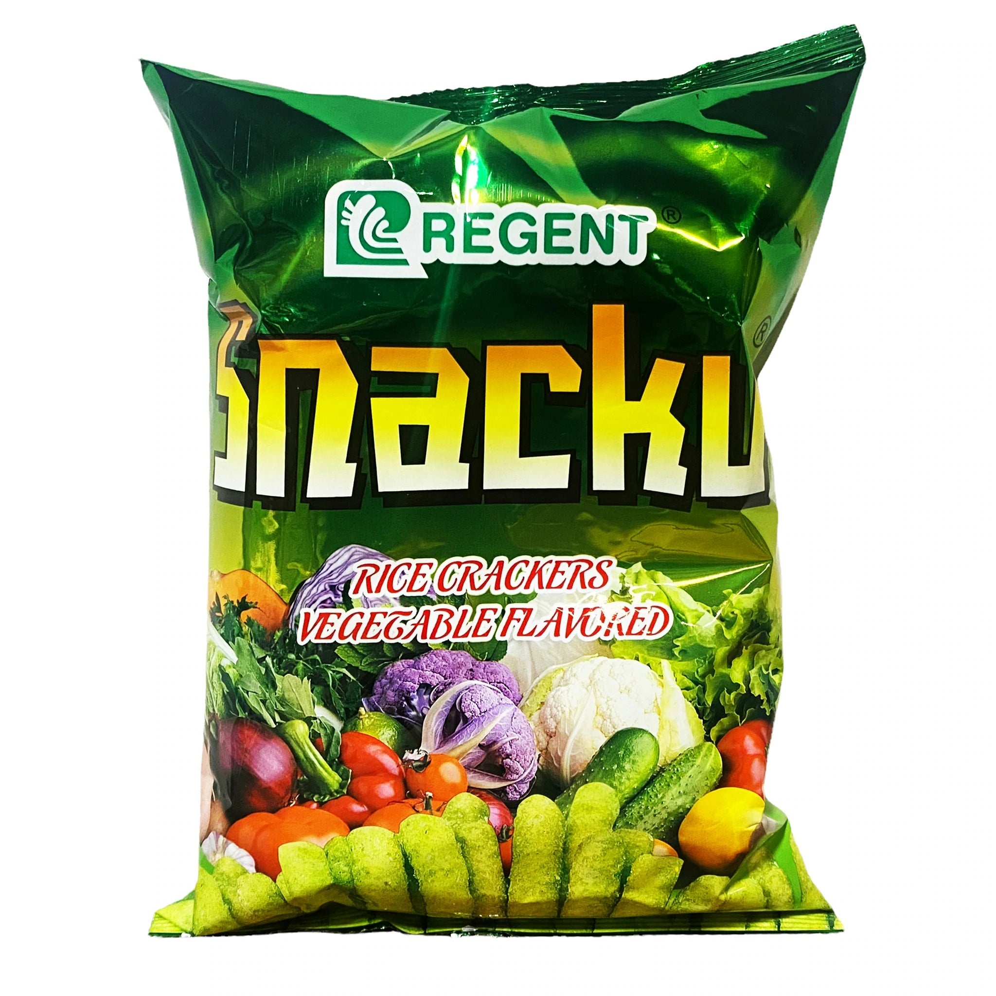 Regent Snacku Rice Crackers Vegetable Flavored 60g | Pinoy Ako Store