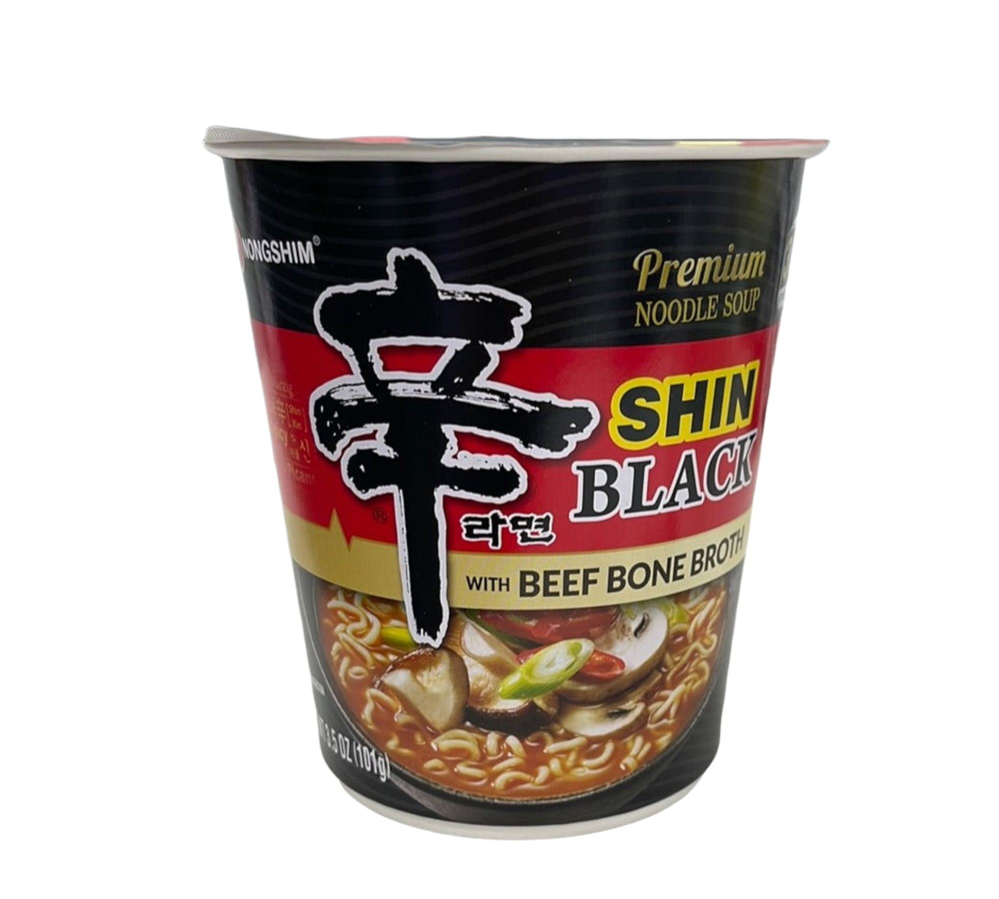 Nongshim Shin Black with Beef Bone Broth Cup Noodles 3.5oz. – Pinoy Ako